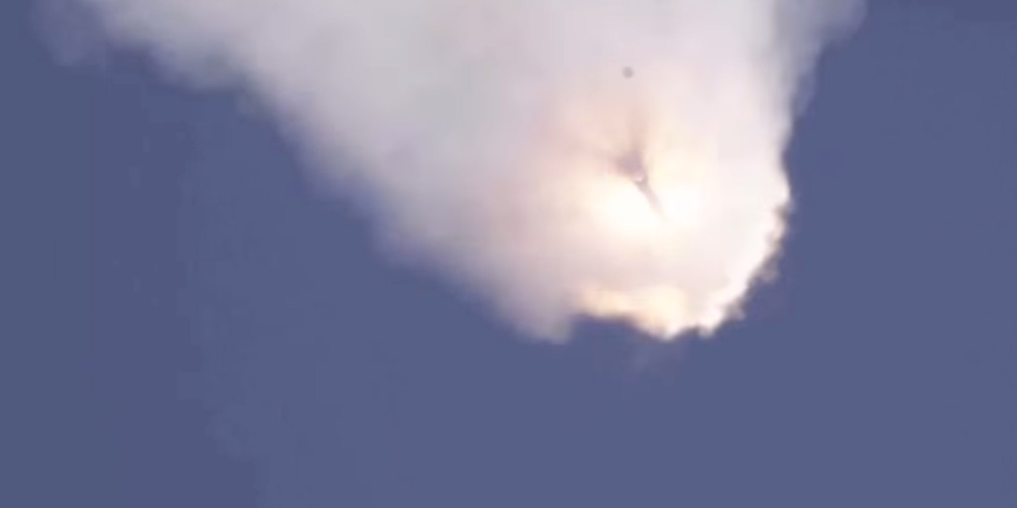 SpaceX Falcon 9 rocket explodes after launch