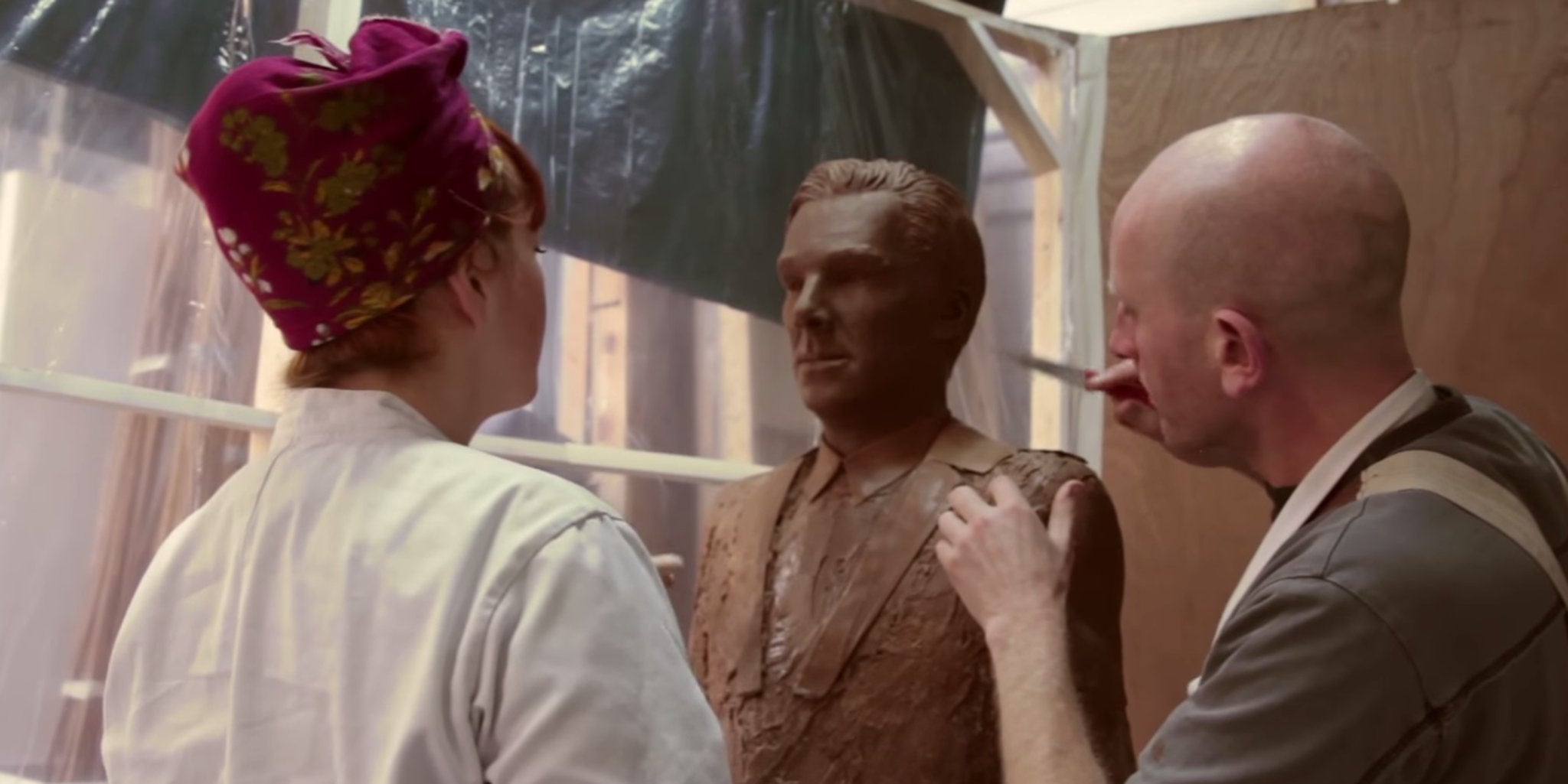 Try to resist this life-size chocolate Benedict Cumberbatch