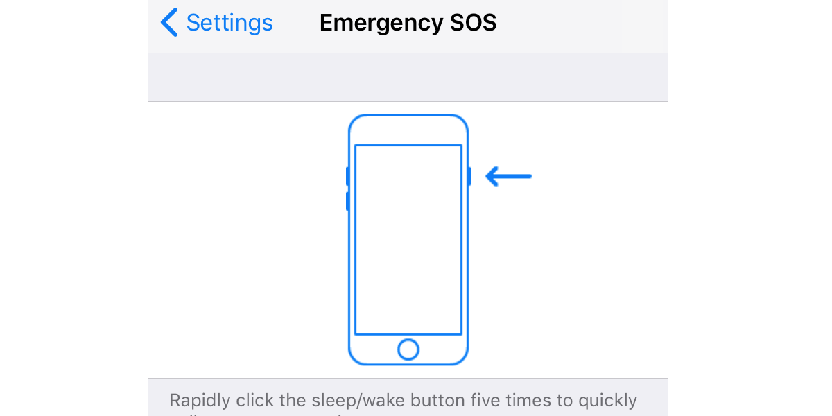How to Use Emergency SOS in iOS 11, Apple's Lifesaving New Feature