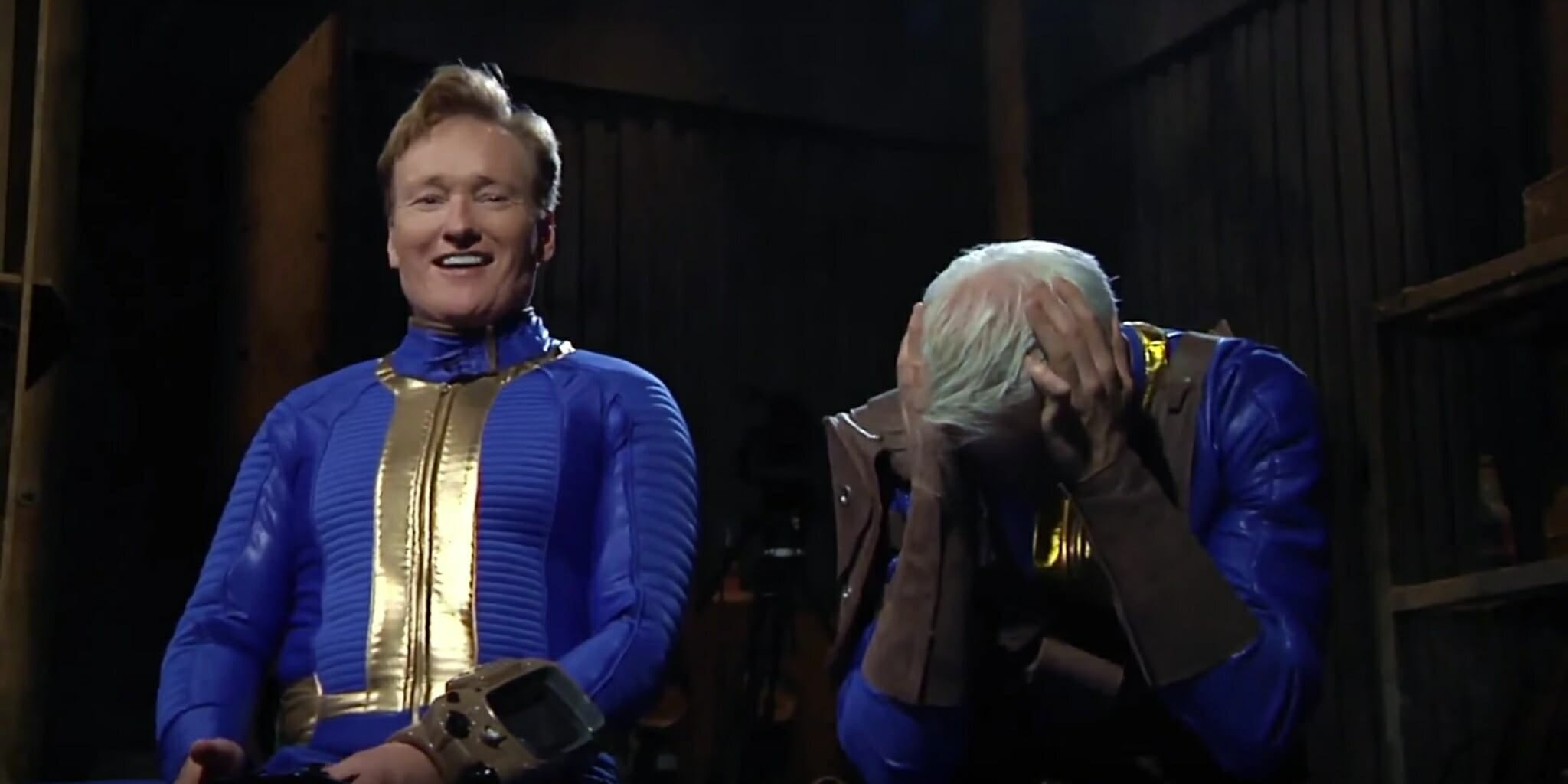 Conan O'Brien straps on a vault suit to play Fallout 4