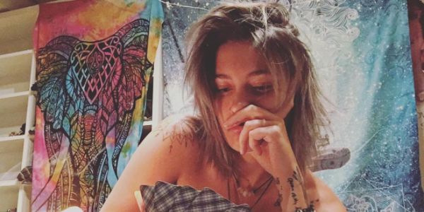 Paris Jackson and Macaulay Culkin Rock Matching Spoon Tattoos