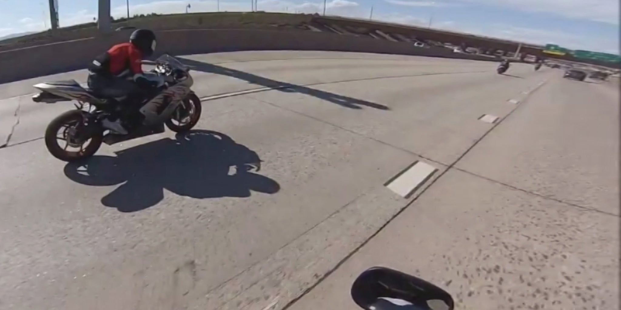 Motorcyclist survives 140 mph crash—and has the video to prove it