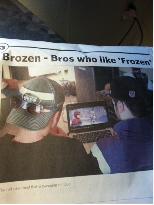 'Brozen': Is there really a 'Frozen' fandom for bros?