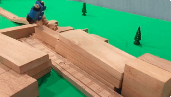 Wooden Thomas the Tank Engine Stunt Video Exploding on YouTube