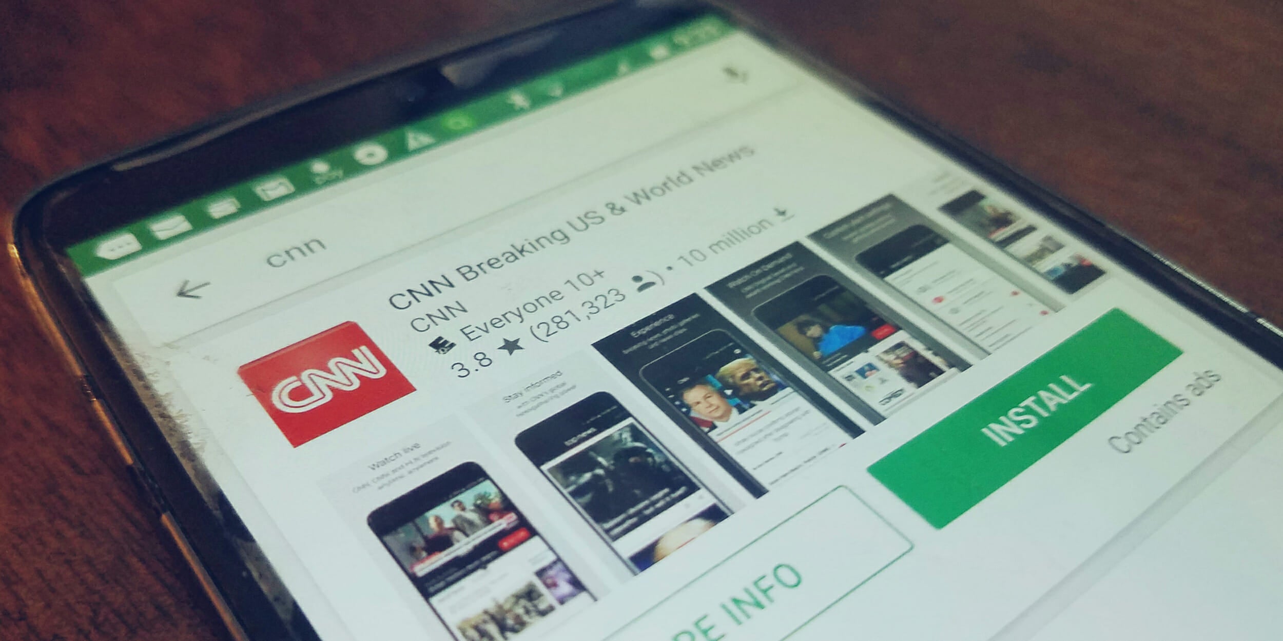 CNN's App on Android, Apple Hit With Flood of One-Star Reviews