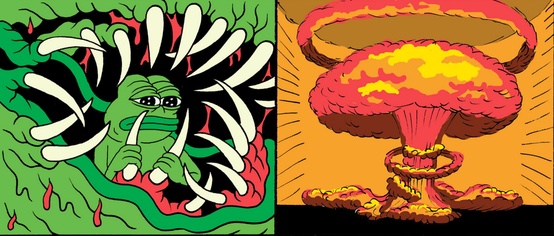 Pepe the Frog Creator Illustrates His Trump Nightmare