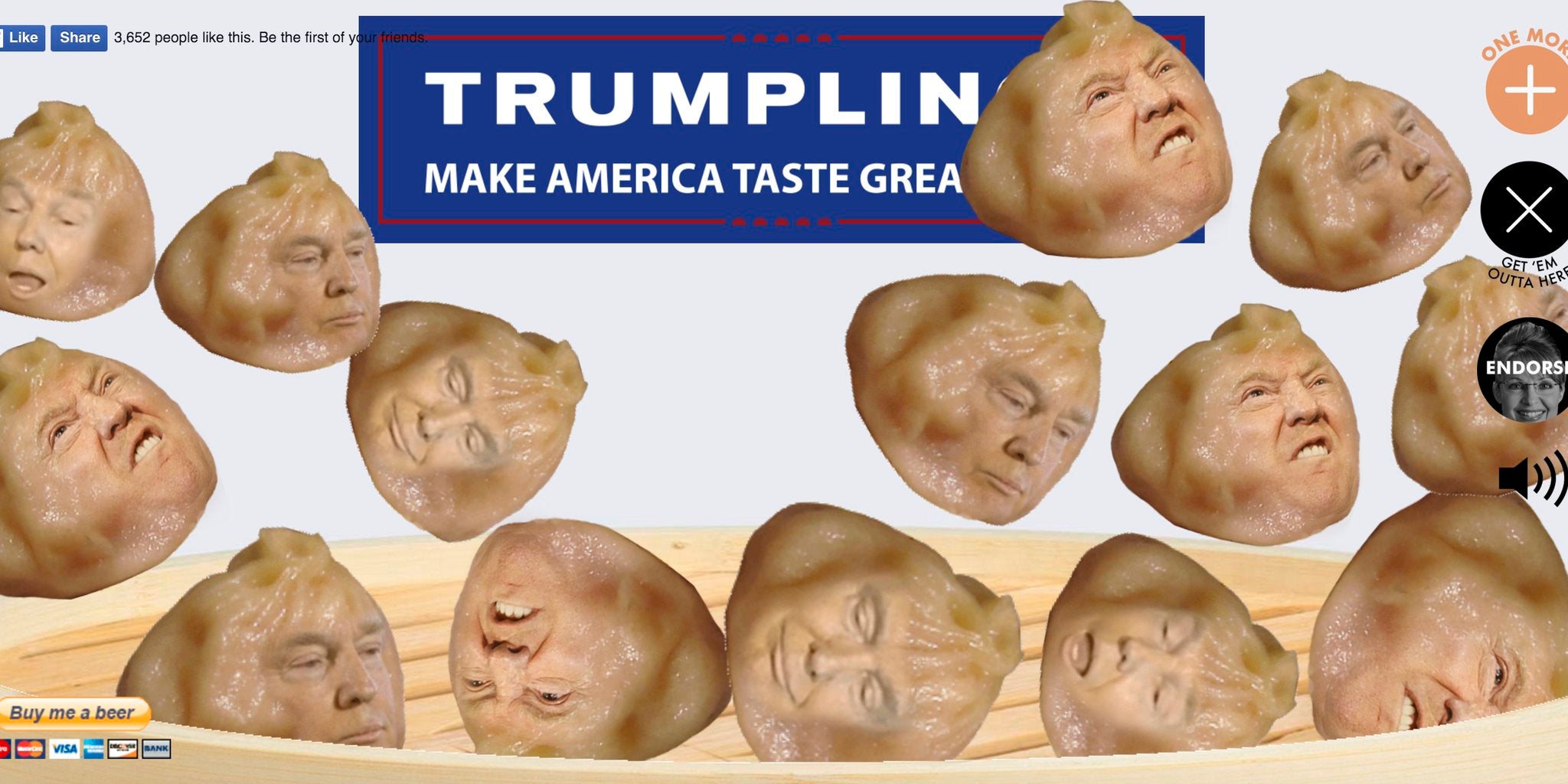 The man behind 'Mittballs' is back to 'make America taste great again ...