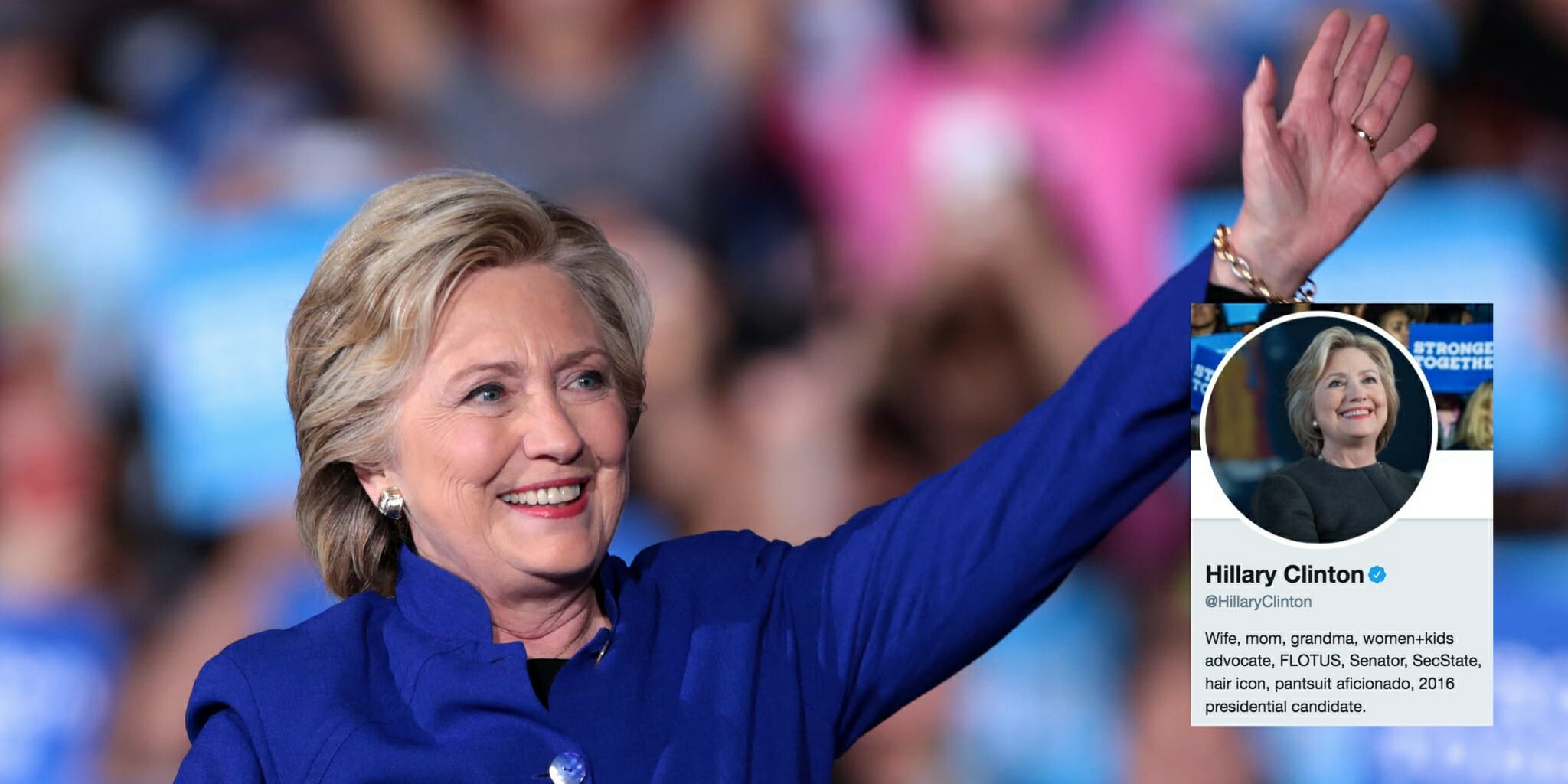 Chimamanda Ngozi Adichie Questions Hillary Clinton's 'Wife' Twitter Bio