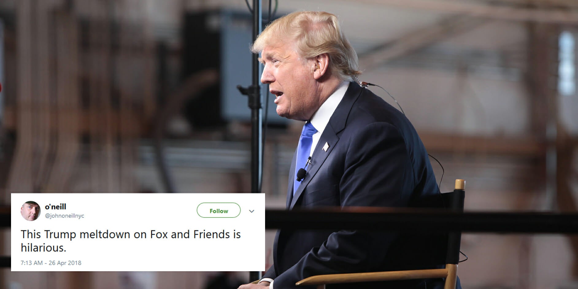 The Internet Has a Lot of Feelings About Trump's 'Fox & Friends' Interview