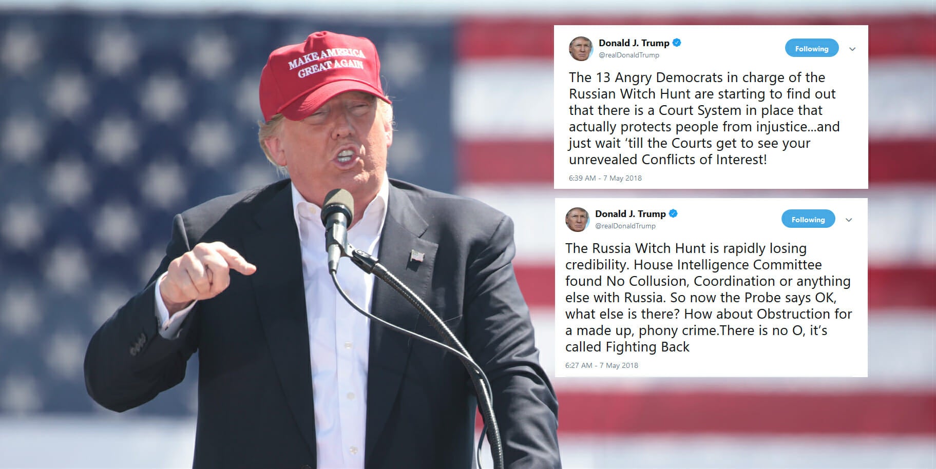 Trump's Tweets May Reflect New Strategy Against Mueller Probe