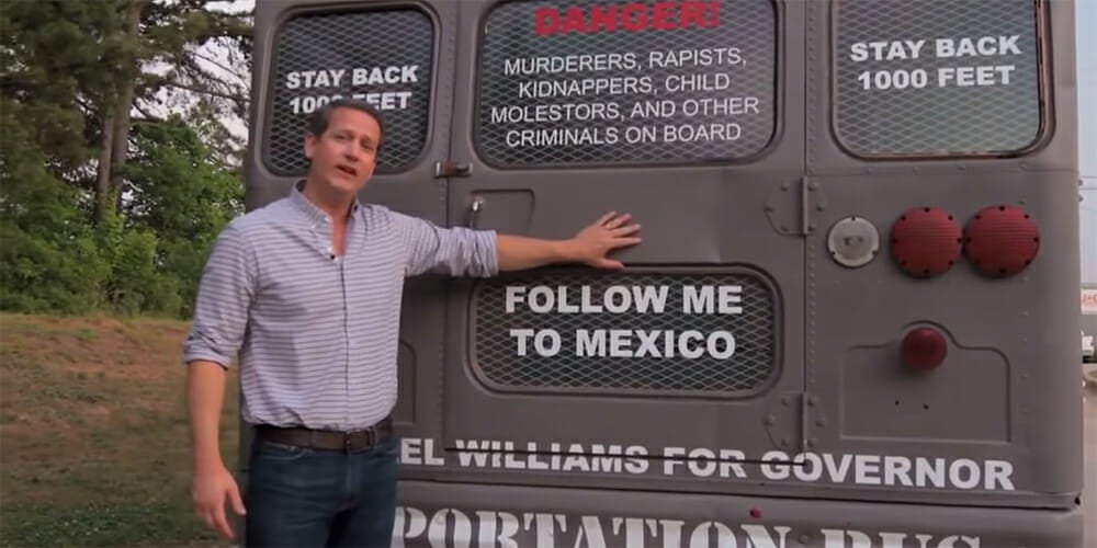Republican's Campaign for Georgia Governor Includes 'Deportation Bus'