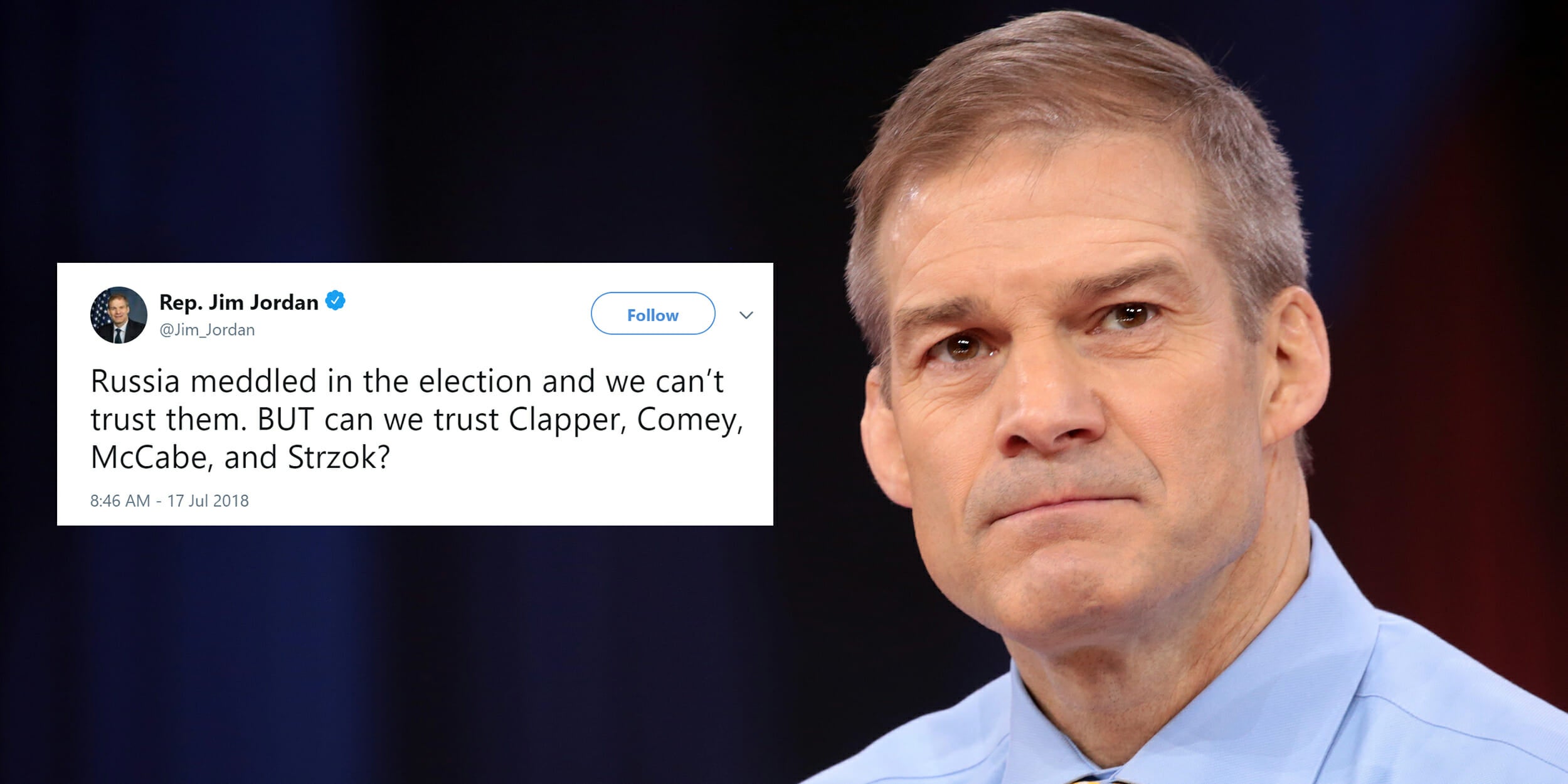 Jim Jordan FBI Tweet Is Getting Ratioed Because of Abuse Scandal Jim Jordan FBI Tweet Is Getting Ratioed Because of Abuse Scandal
