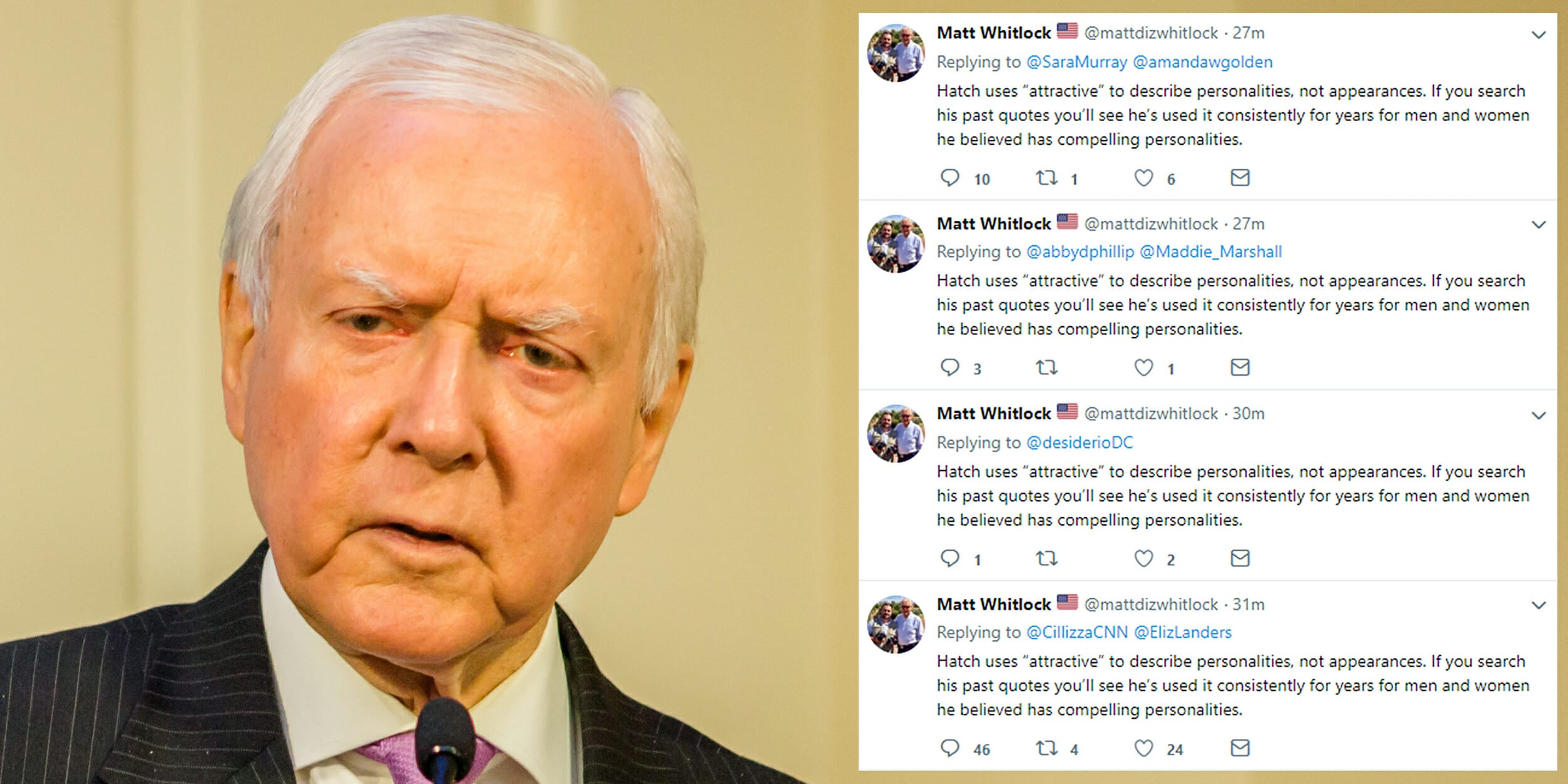 Orrin Hatch's Spokesperson Defends Senator Calling Christine Ford ...