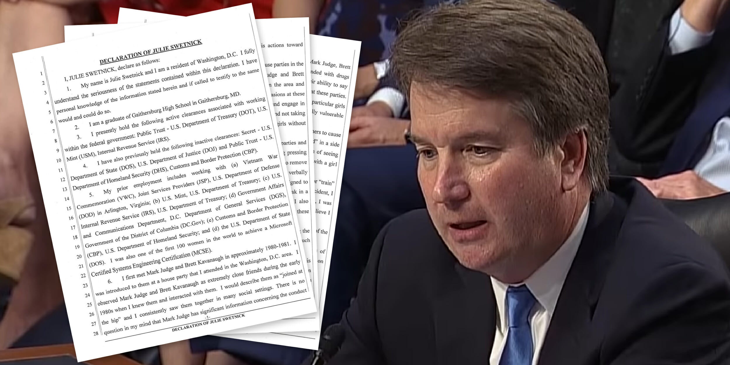 New Kavanaugh Accuser Says he Spiked Girls Drinks - The Daily Dot