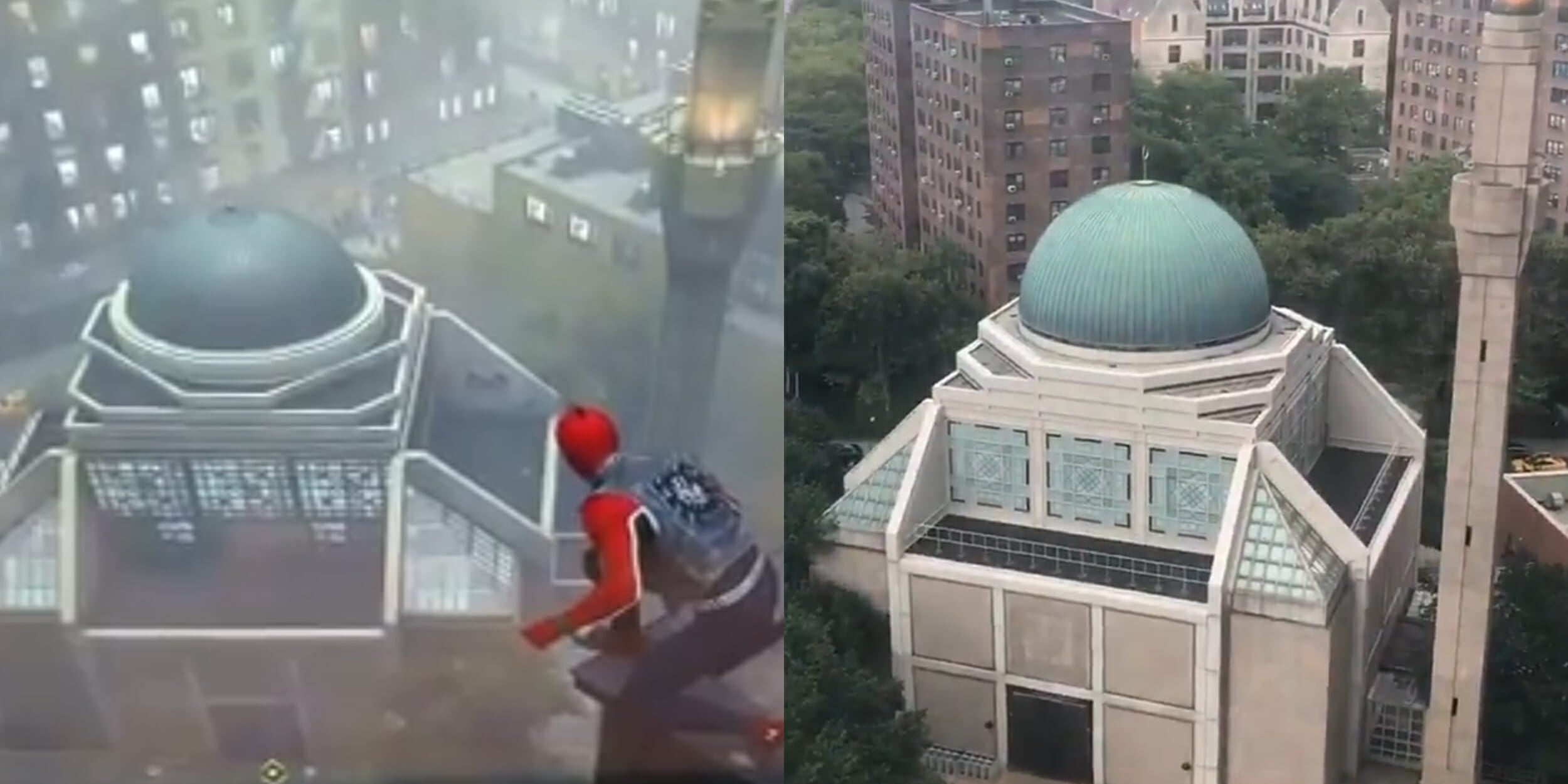 'Marvel's Spider-Man': Gamer Looks Out Window to See the Same Building