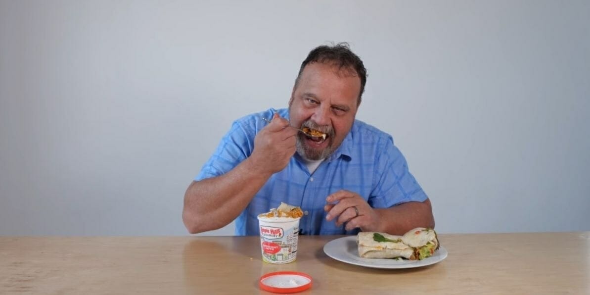 YouTuber Man Eating Food Shows All the Weird Stuff to Put on Ice Cream