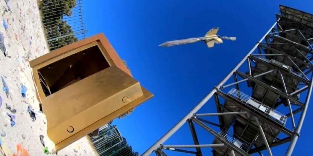 Video: How Ridiculous YouTubers Destroy Heavy Safe With a Giant Dart