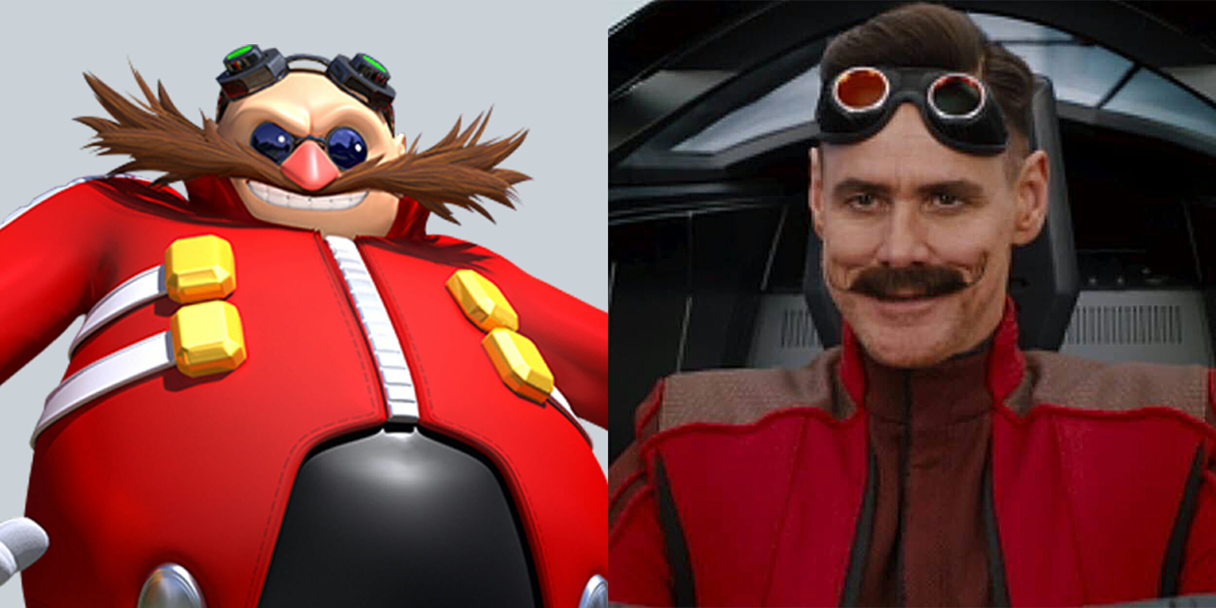 Jim Carrey as Dr. Robotnik in Sonic the Hedgehog Image Leaks