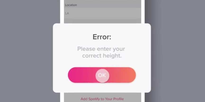 Men Are Throwing Tantrums Over Tinder’s Height Verification Joke