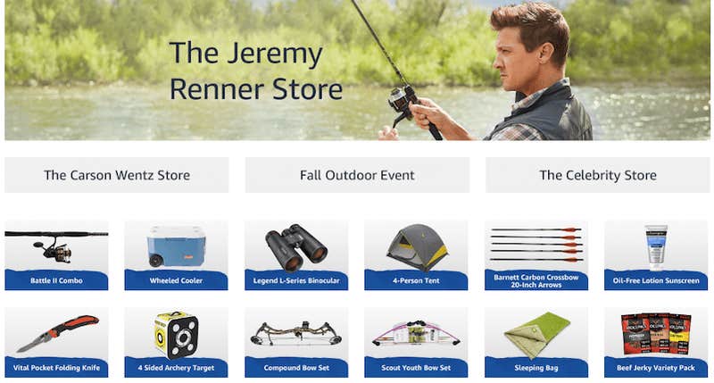 What's Up With Jeremy Renner's Lifestyle Brand and Amazon Store?