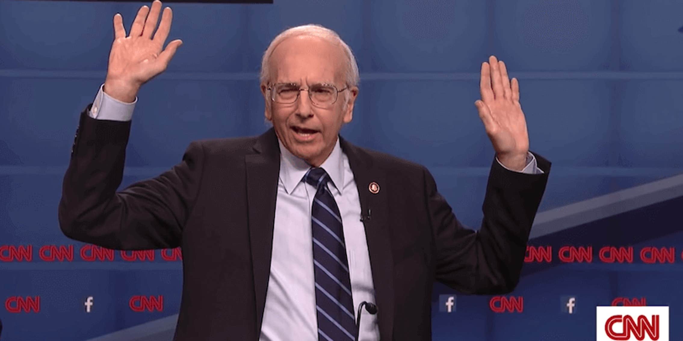 Larry David Jokes That Bernie Sanders Is Not The President For Him Larry David Jokes That Bernie Sanders Is Not The President For Him