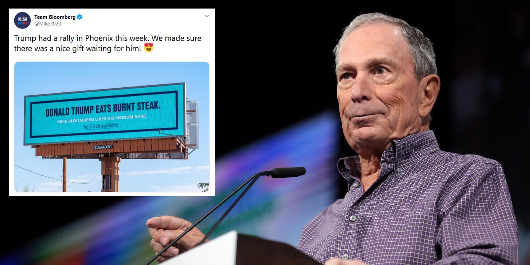 Here Are Some Cringey Billboards Michael Bloomberg Ran In Arizona