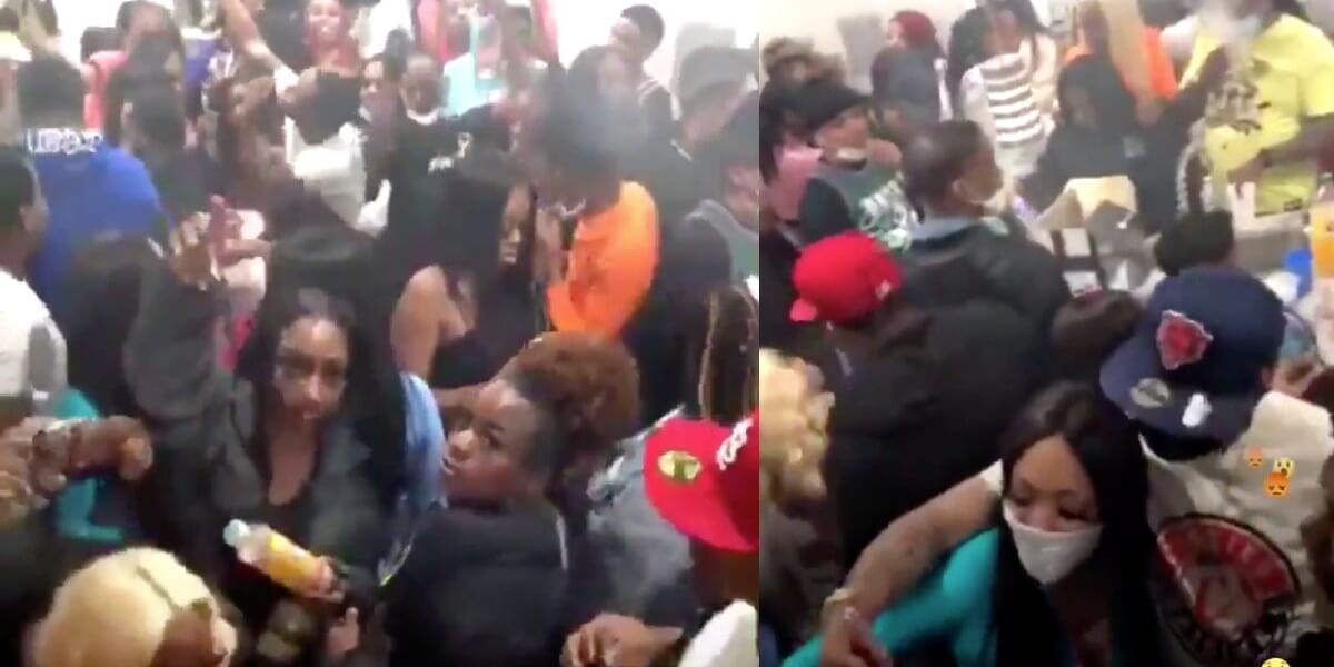 Video Shows Chicago House Party with No Social Distancing
