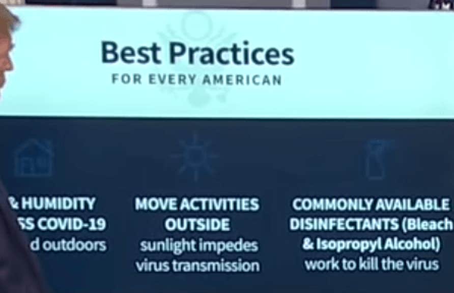 Trump Supporters Rush to Spin His Injecting Disinfectant Comments