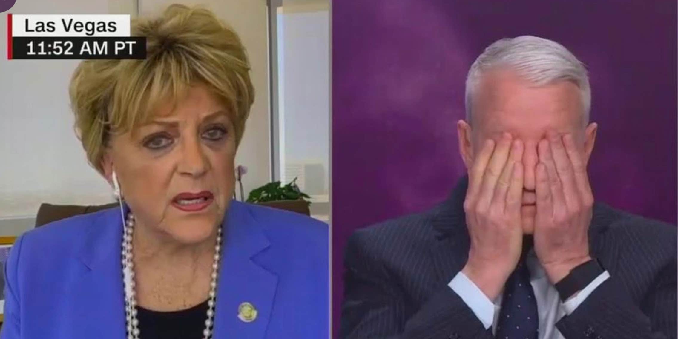 Las Vegas Mayors Statements On Reopening Break Anderson Cooper