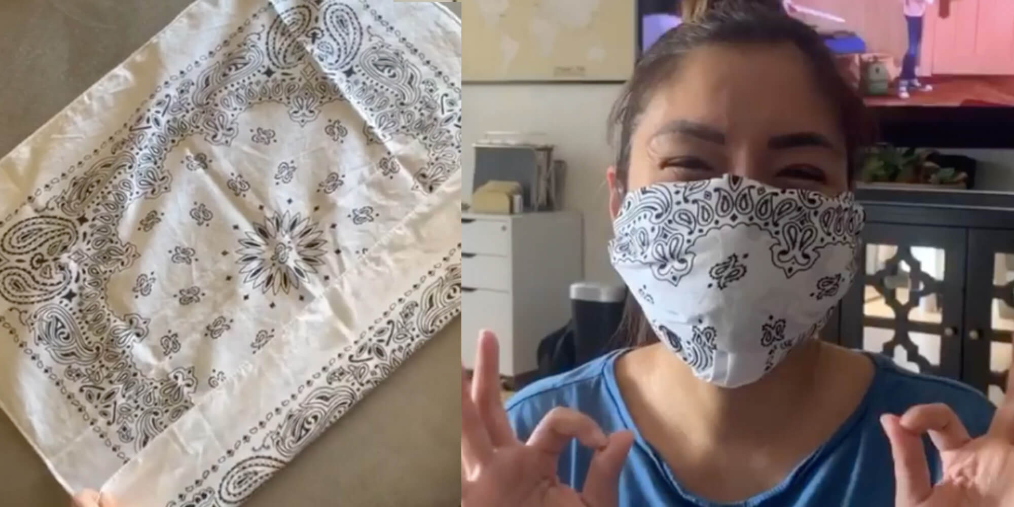 Viral Video Shows How to Make Your Own No-Sew Mask