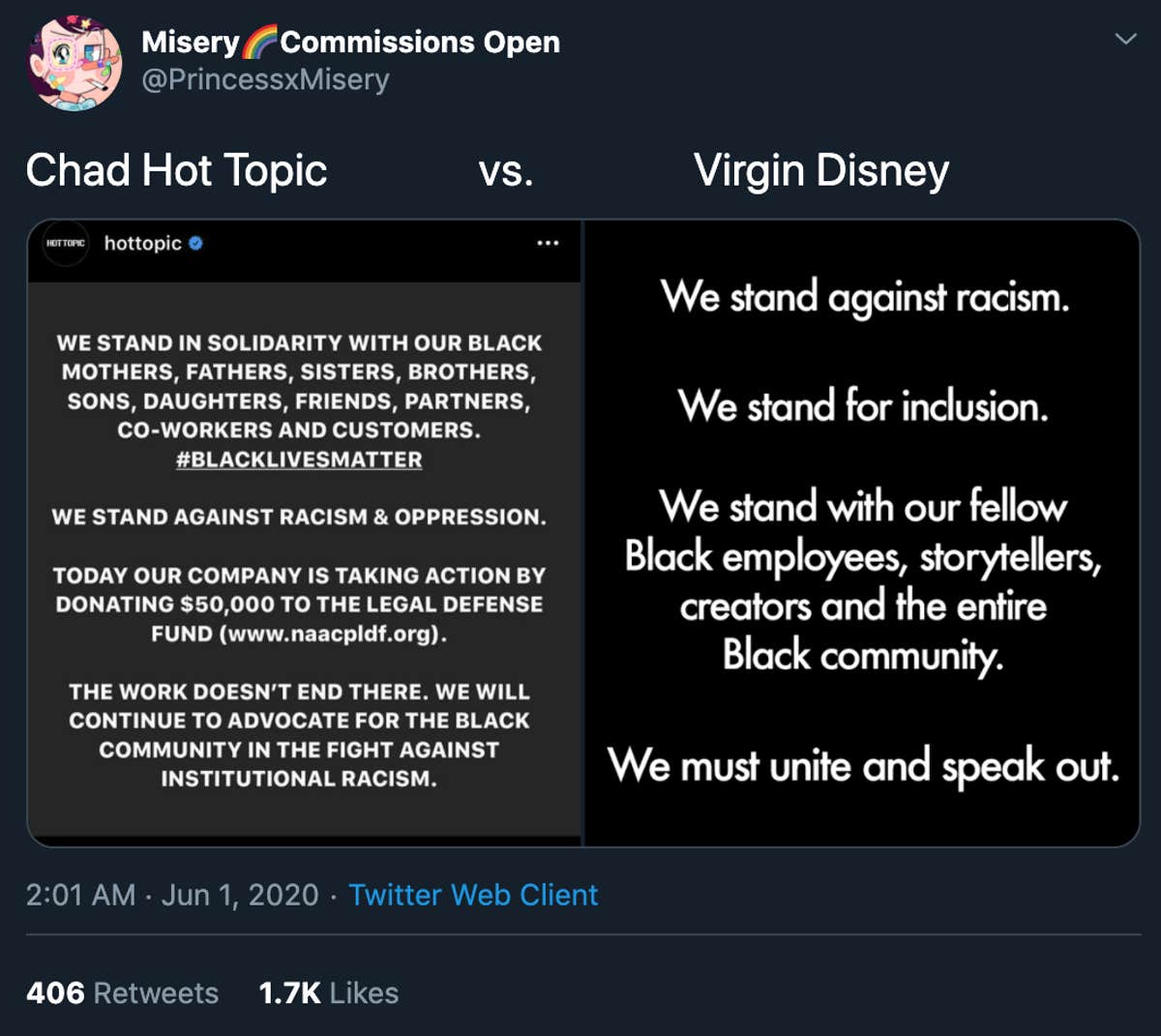 Hot Topic’s Unexpectedly Woke Black Lives Matter Statement Celebrated