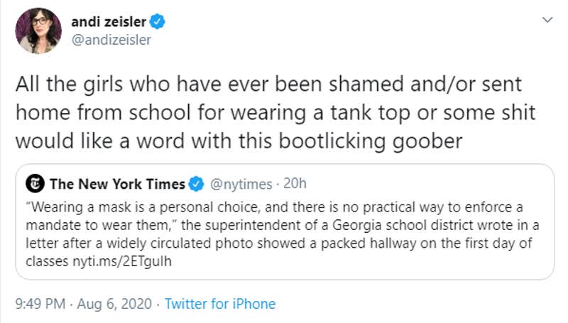 'No Practical Way' to Enforce School Mask Requirement Becomes a Meme