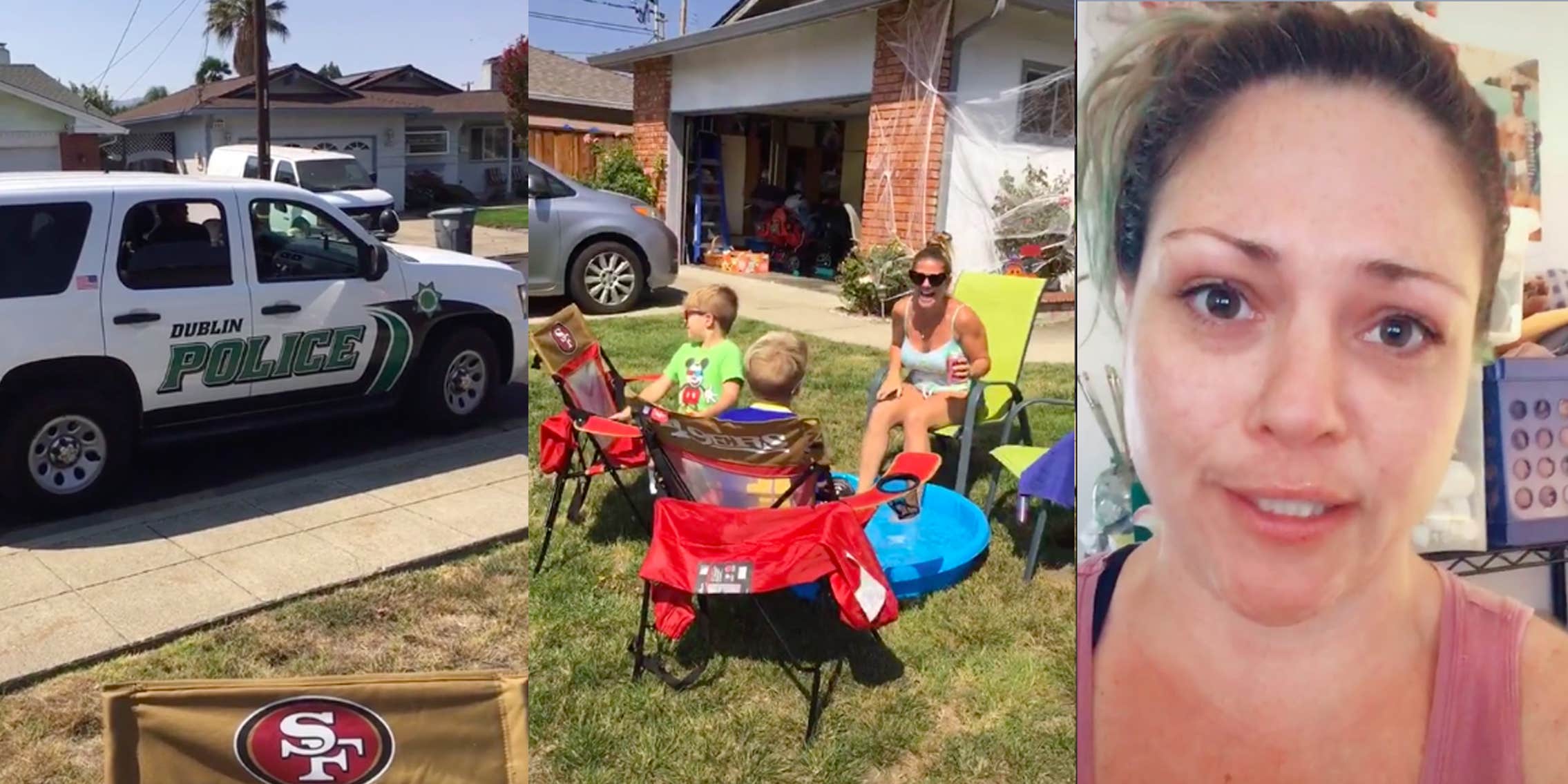 Karen Calls Cops on ‘Party’—Consisting of 4 People and a Kiddie Pool