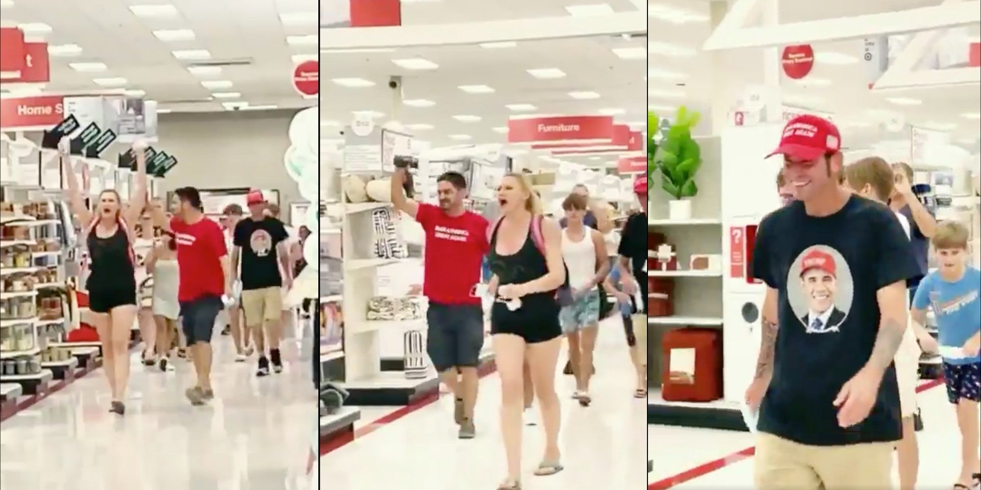 Video: Anti-Mask Protesters March Through South Florida Target