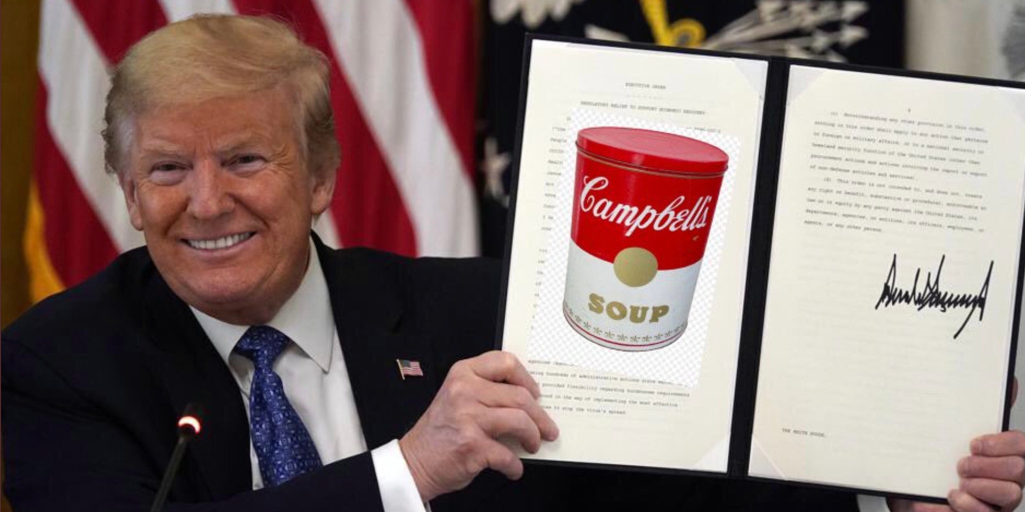 Video Shows Trump Claiming Soup Is a Dangerous Weapon