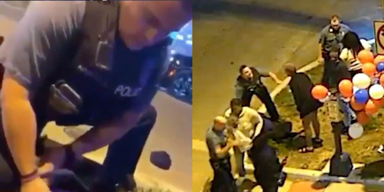 Video Kansas Police Officer Kneels On Black Pregnant Woman