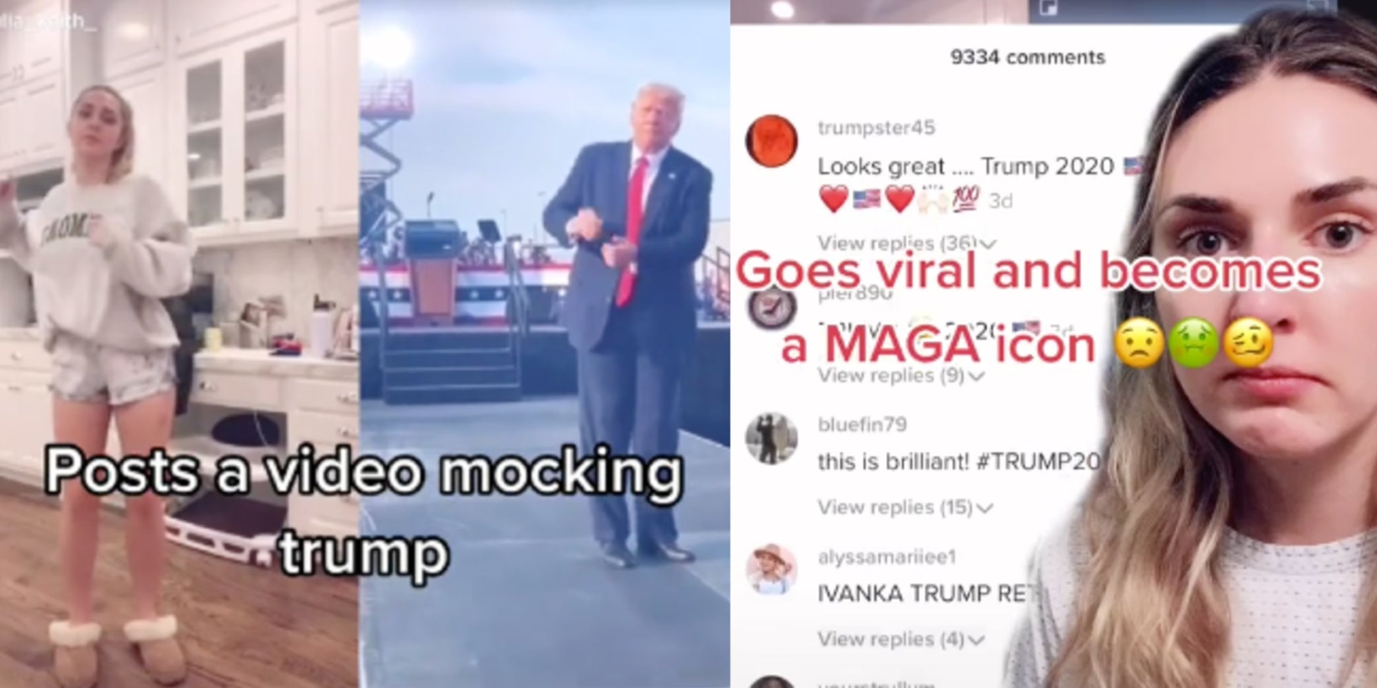 TikToker Became a 'MAGA Icon' After Mocking Trump's Dance Moves
