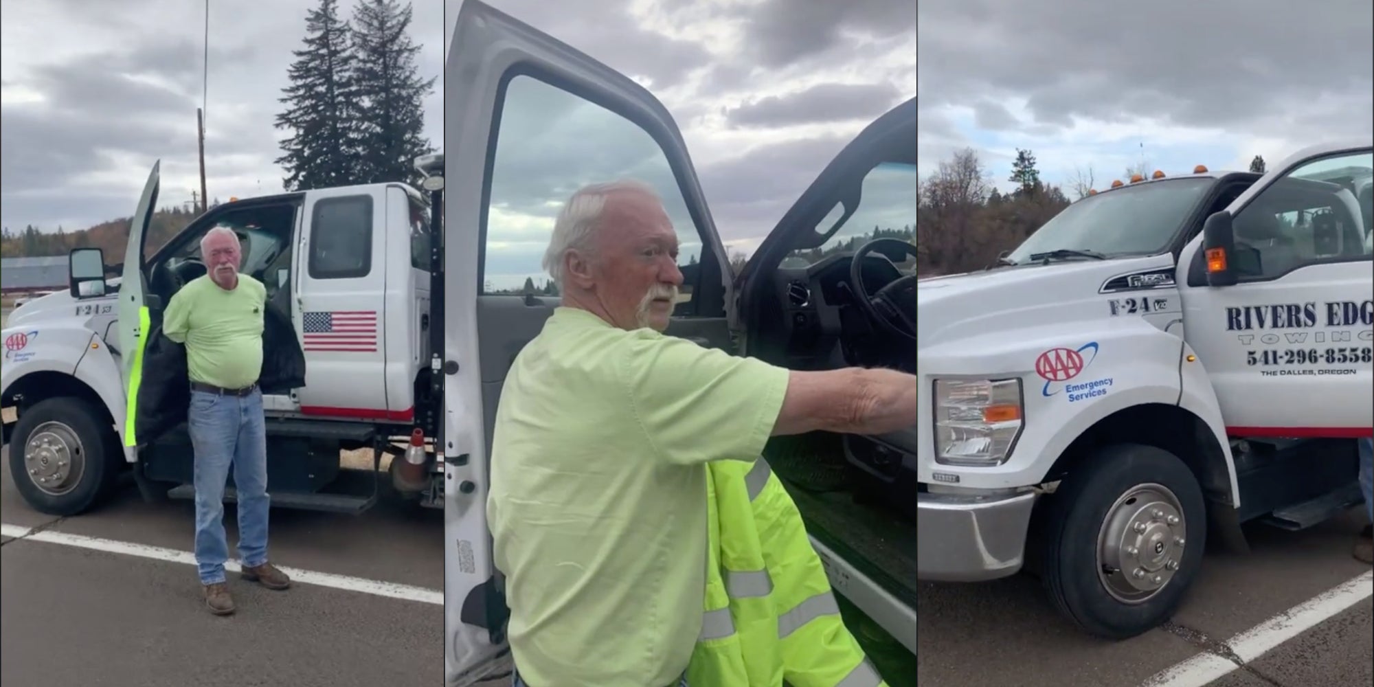 Video Shows AAA Driver Refusing to Tow Car with Biden Bumper Sticker