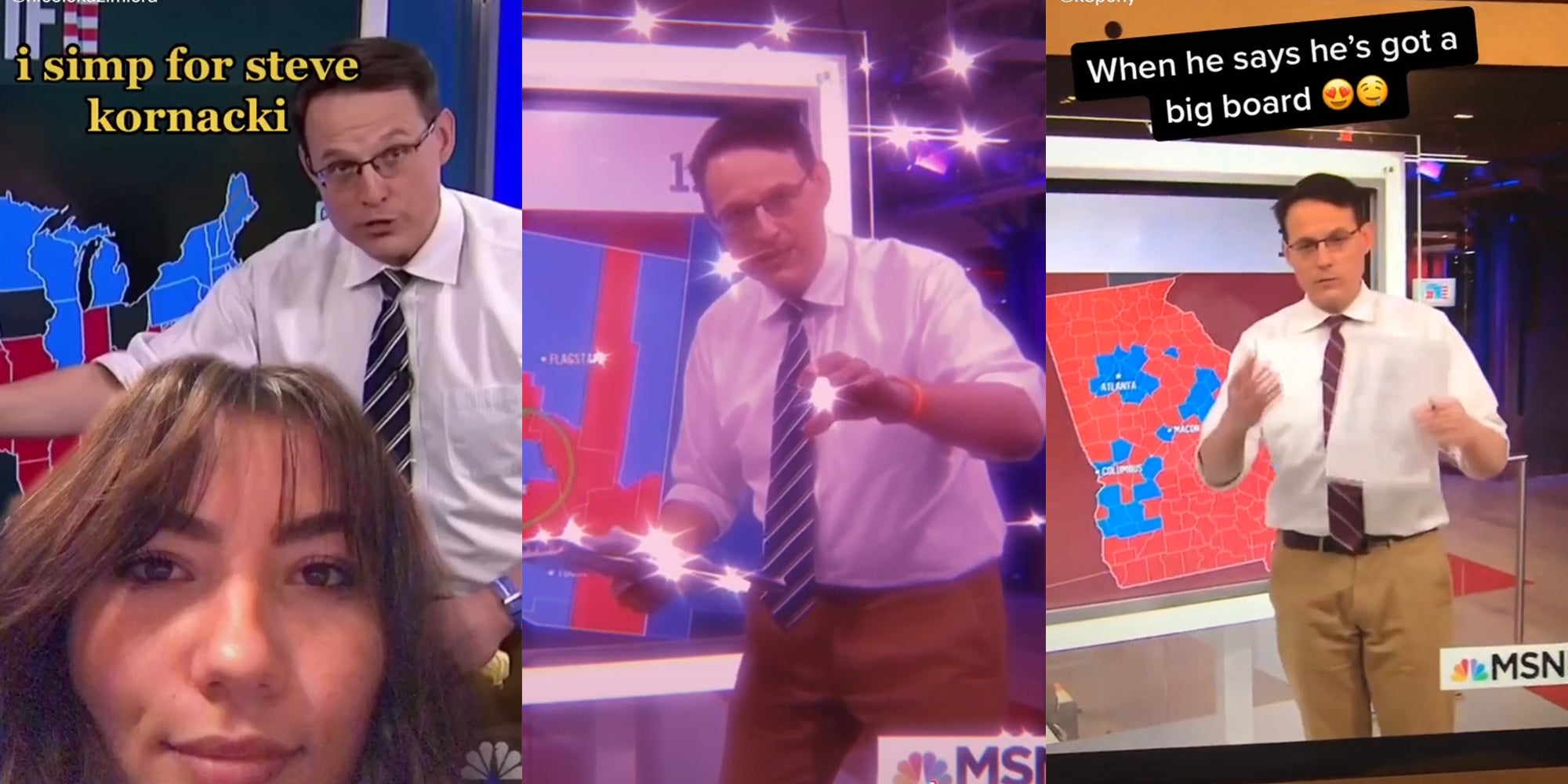 Steve Kornacki Gave TikTok Big Map Energy During the Election