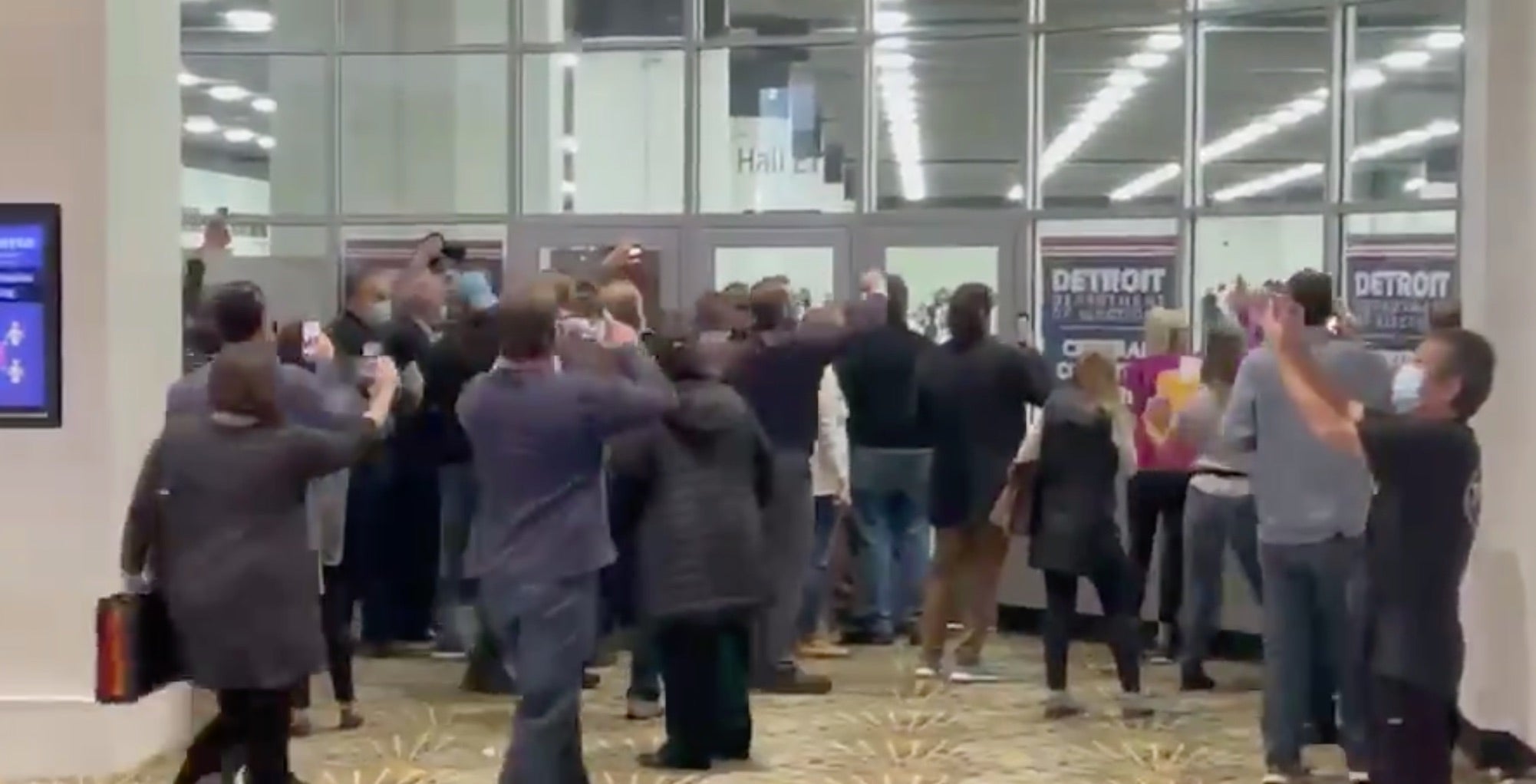 Viral Videos Reveal 'Stop the Count' Detroit Protesters