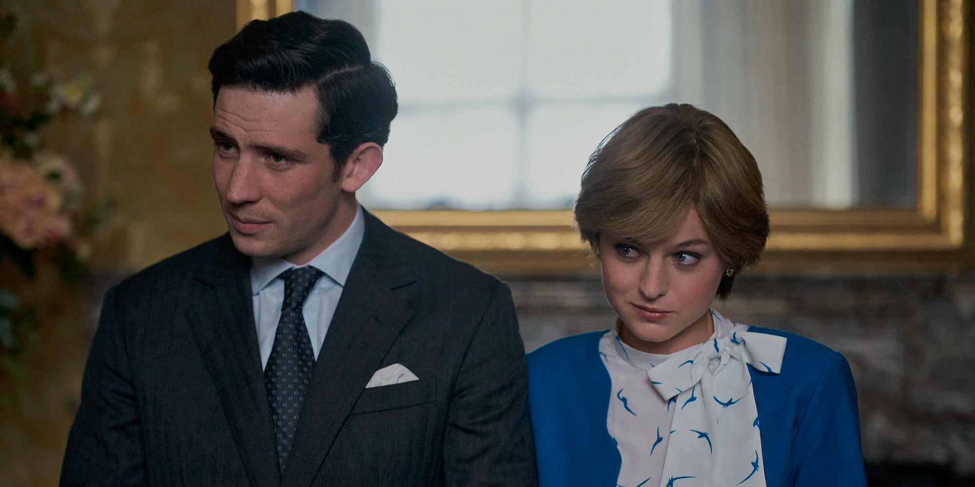 'The Crown's version of Charles and Diana's Engagement Birthed a Meme