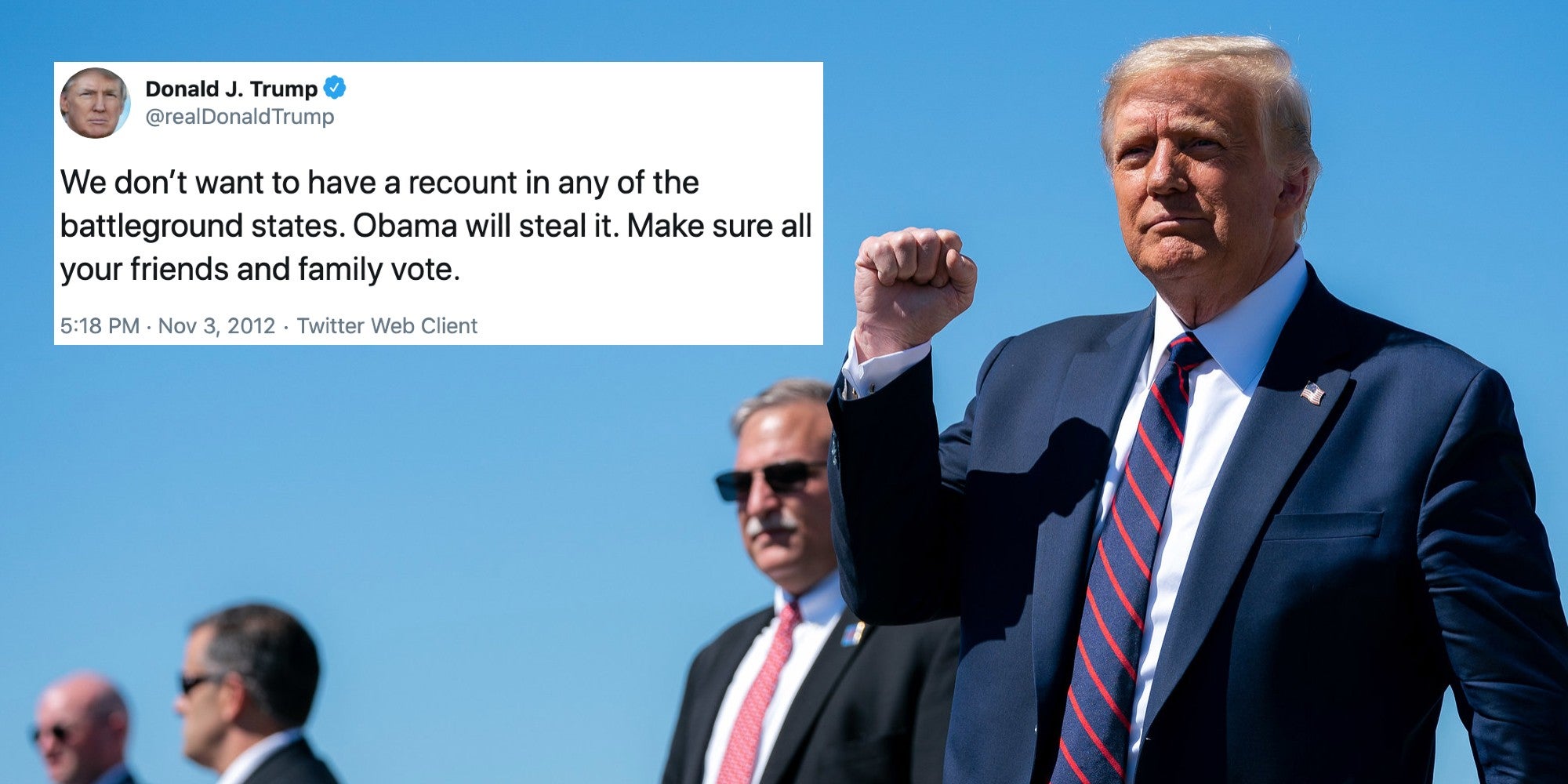 Trump Once Said Recount Are Used To Steal Elections