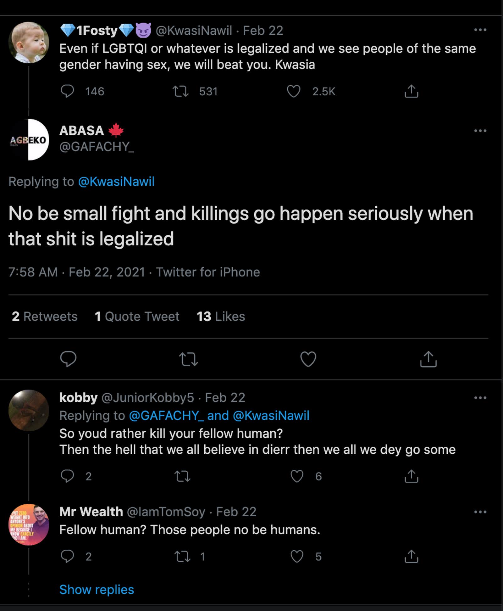 Twitter Is Hosting Threats to Ghana's LGBTQ Community