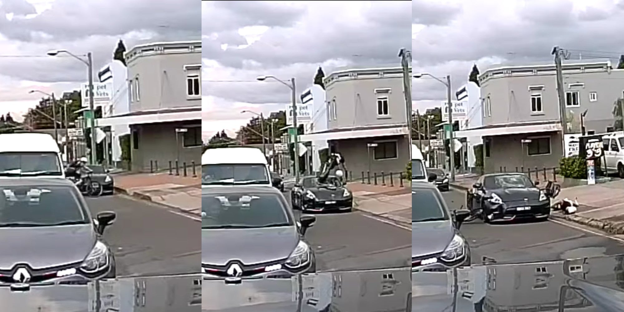 Viral Video of Car and Cyclist Crash Sparks Debate About Fault