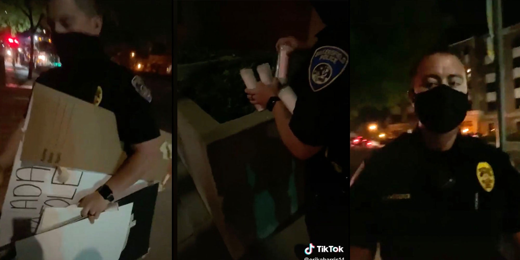 Video Shows Cop Destroying Adam Toledo, Daunte Wright Memorial