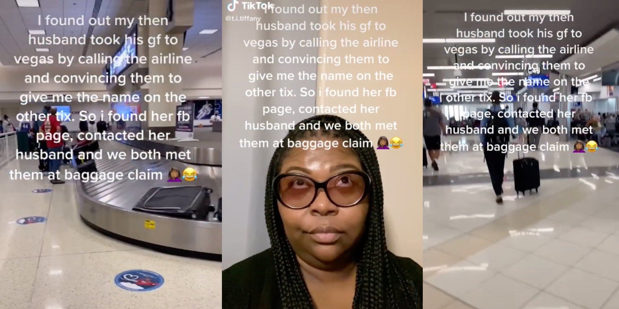 Tiktoker Meets Cheating Husband His Girlfriend At Airport