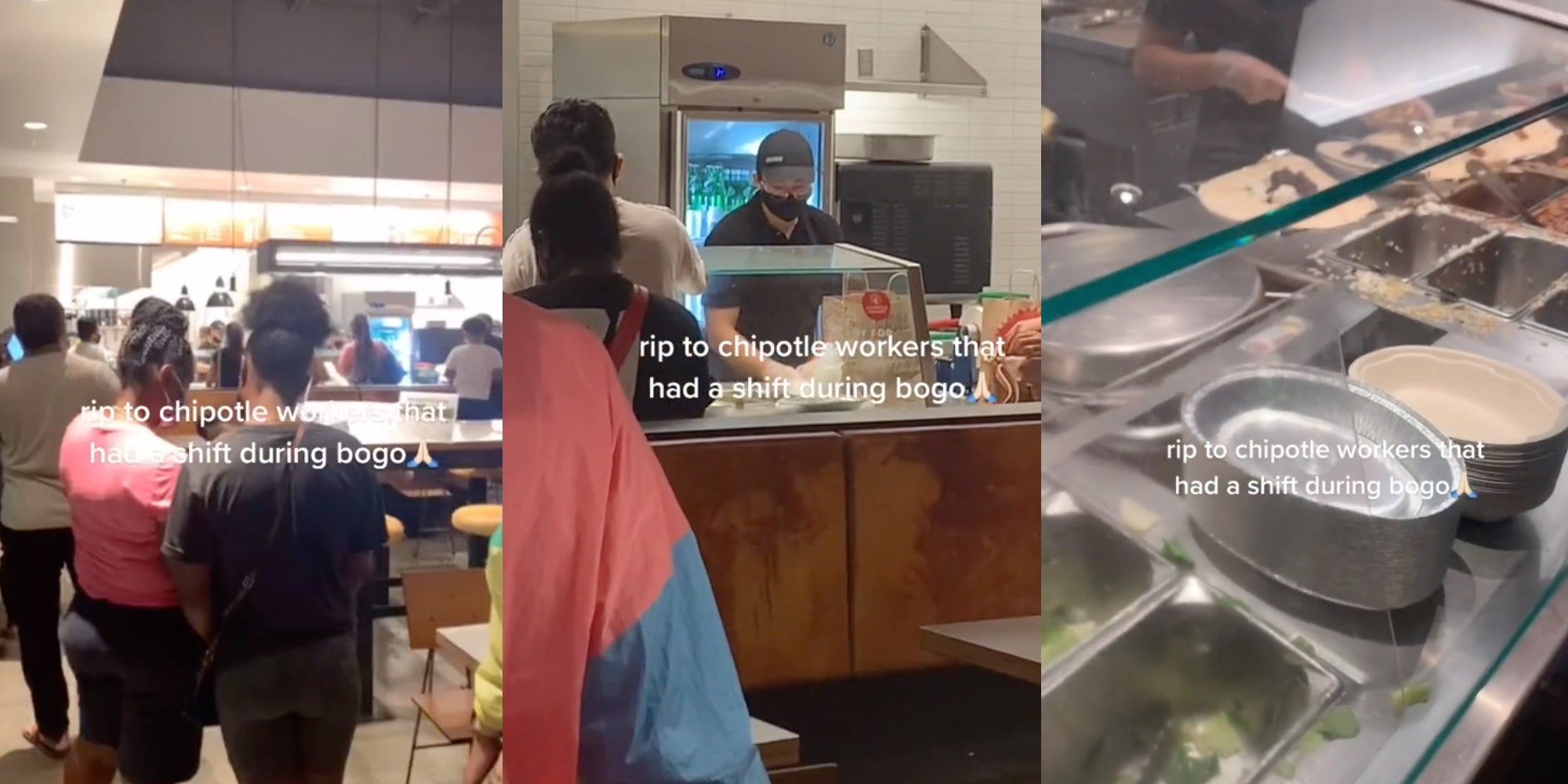 People Feel Sorry for Chipotle Staff Overwhelmed With Orders