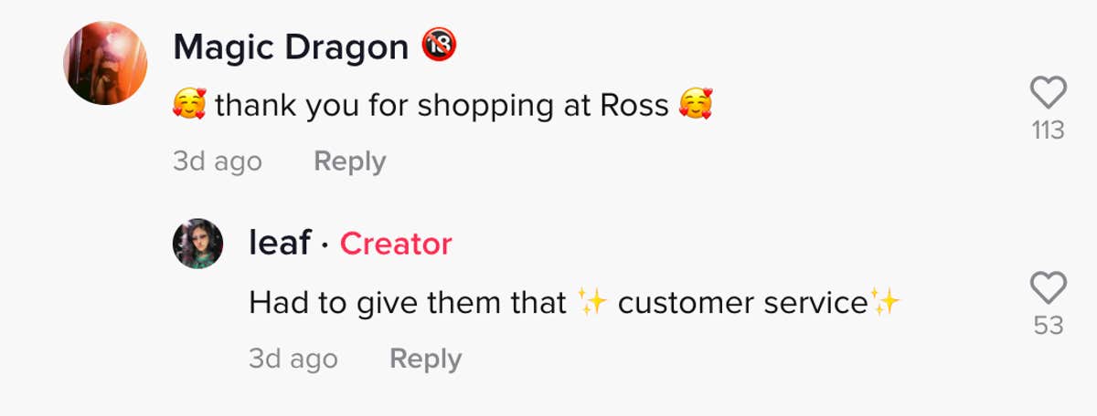 Ross Worker Exposes her Manager Over Store's PA System in Viral TikTok
