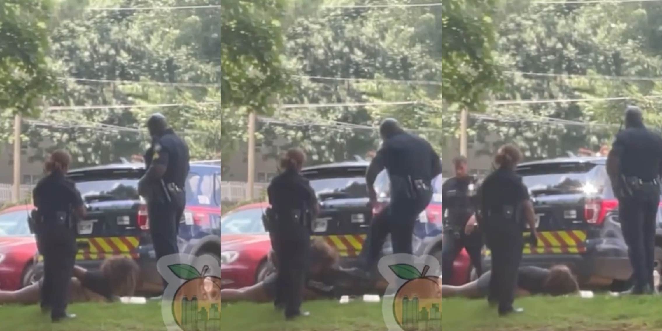 Video Shows Police Officer Kicking Handcuffed Woman In The Head