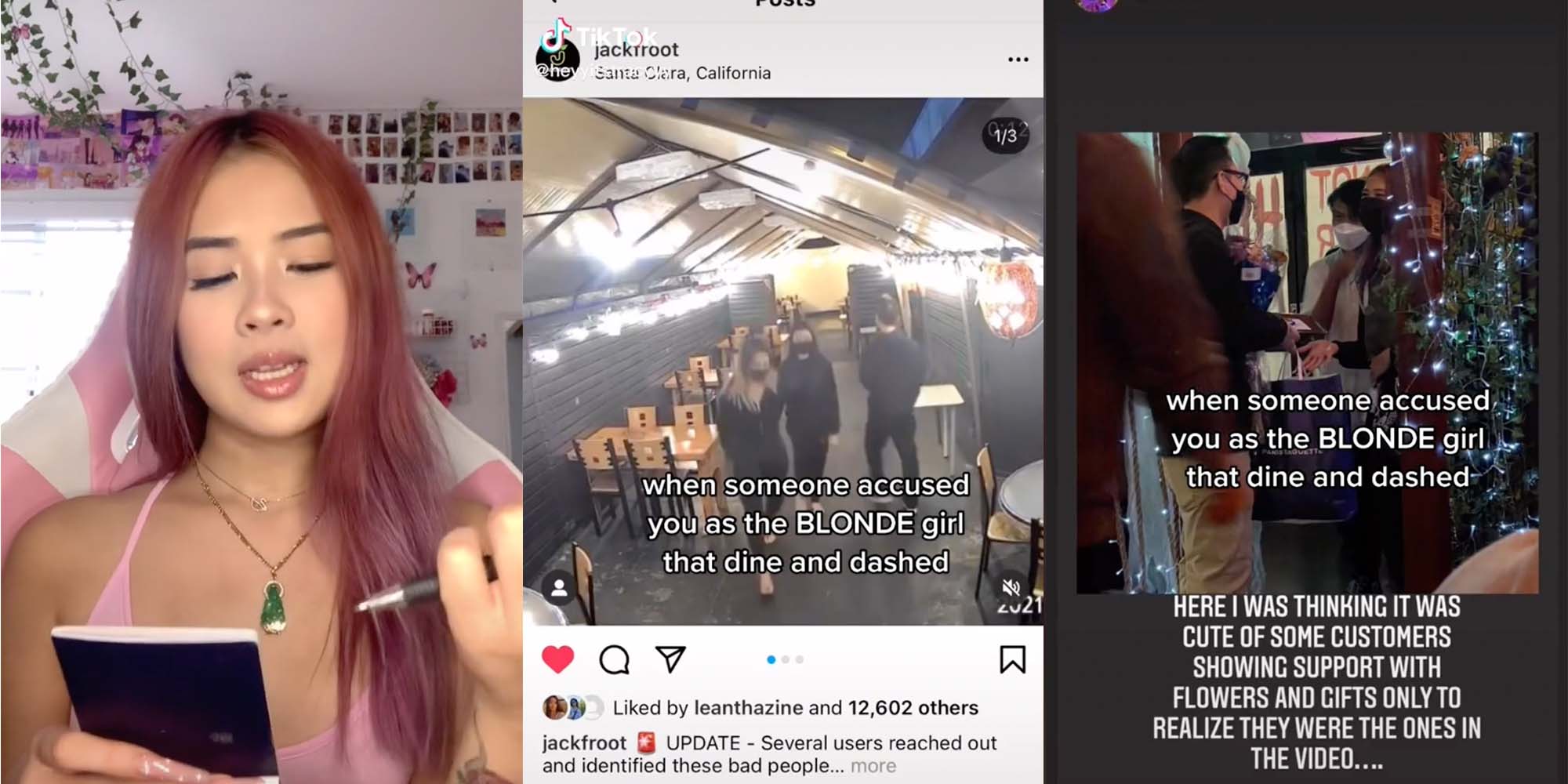 TikToker Says She Was Falsely Accused of Dining and Dashing